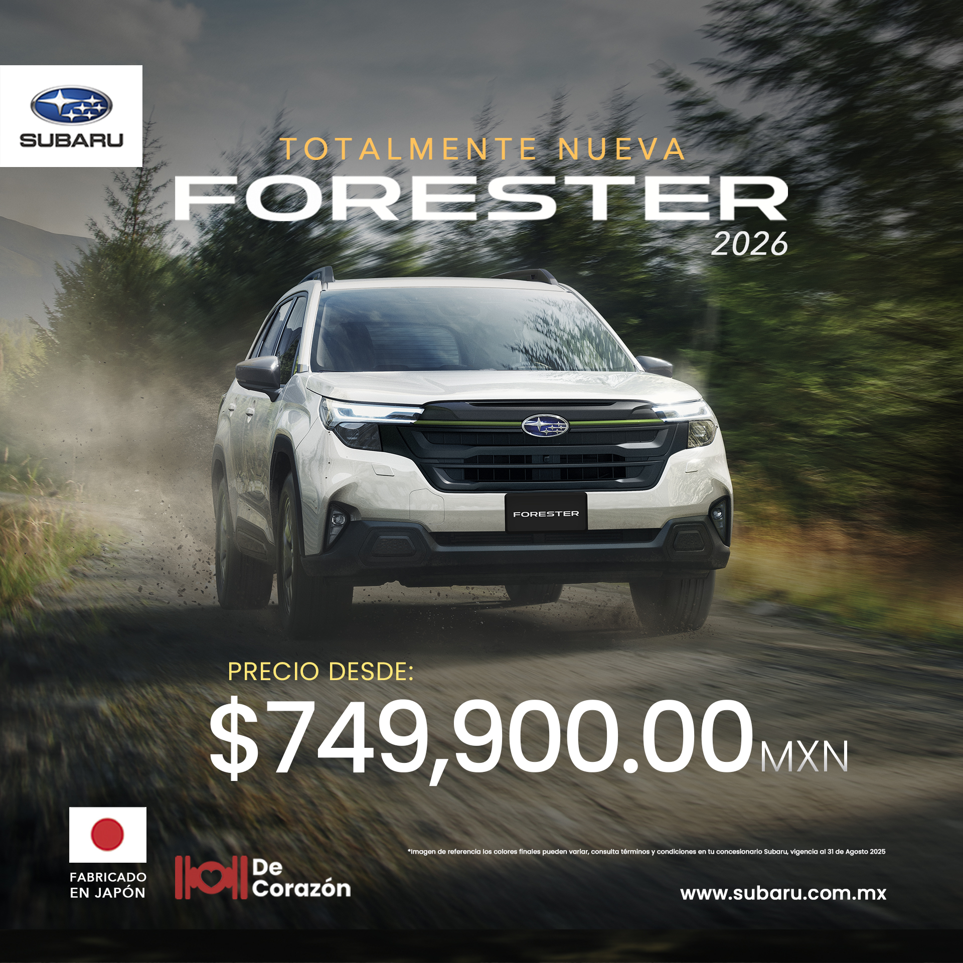 Distribuidor Autorizado, Subaru Patriotismo